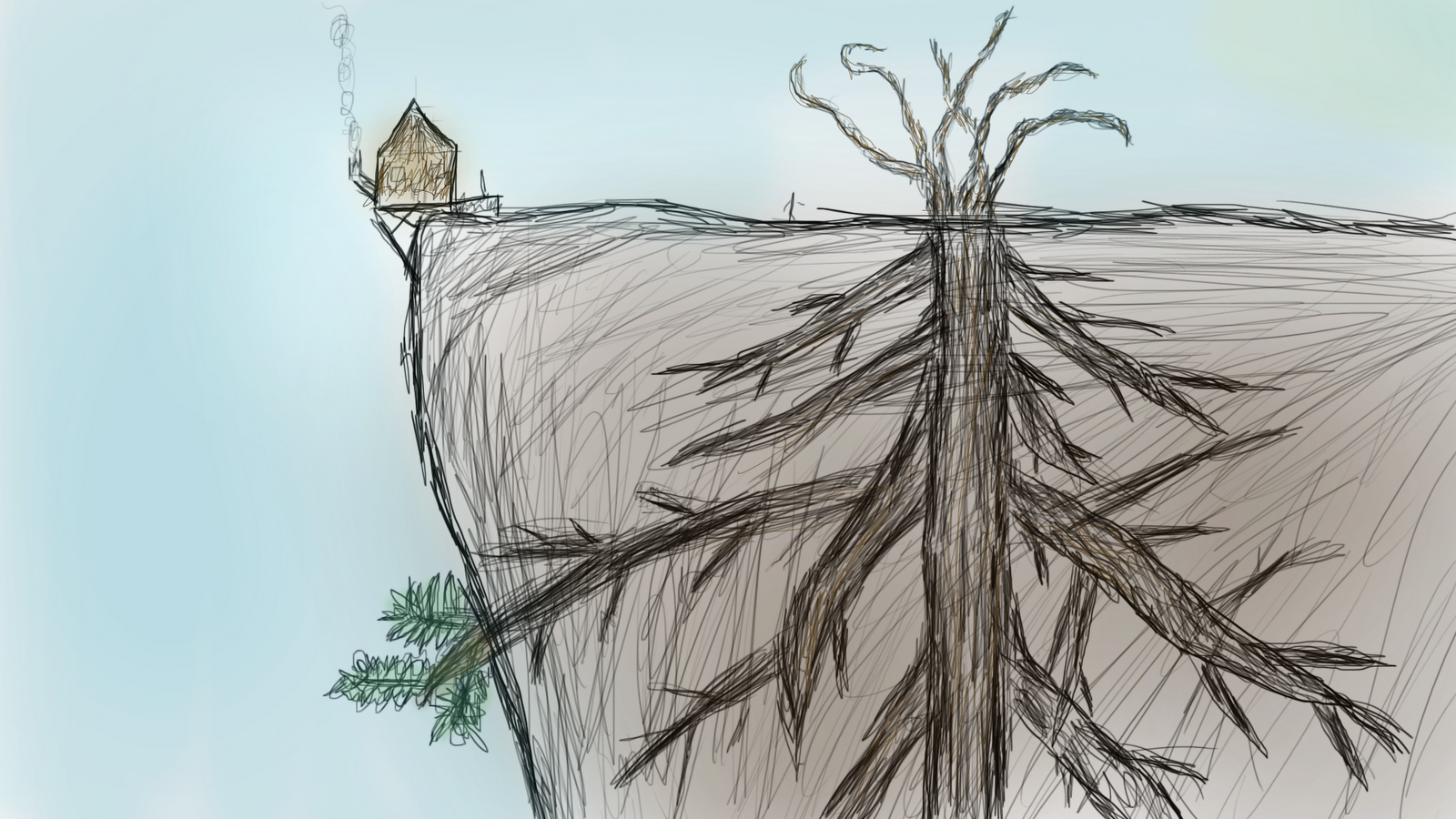 Roots (Hand Drawn By Me) (1920x1080) : r/wallpapers