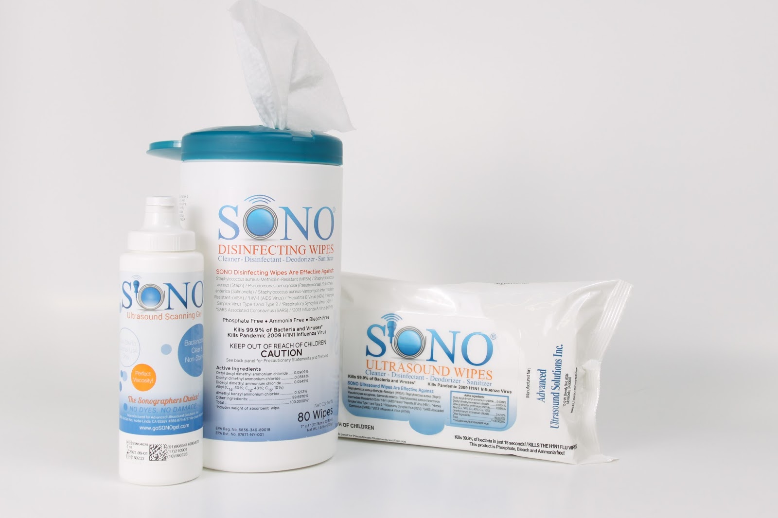 SONO Ultrasound Wipes: SONO Ultrasound Wipes
