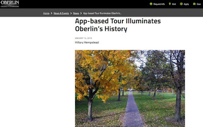 College History Garden: App-based Audio Tours Highlight Oberlin's History