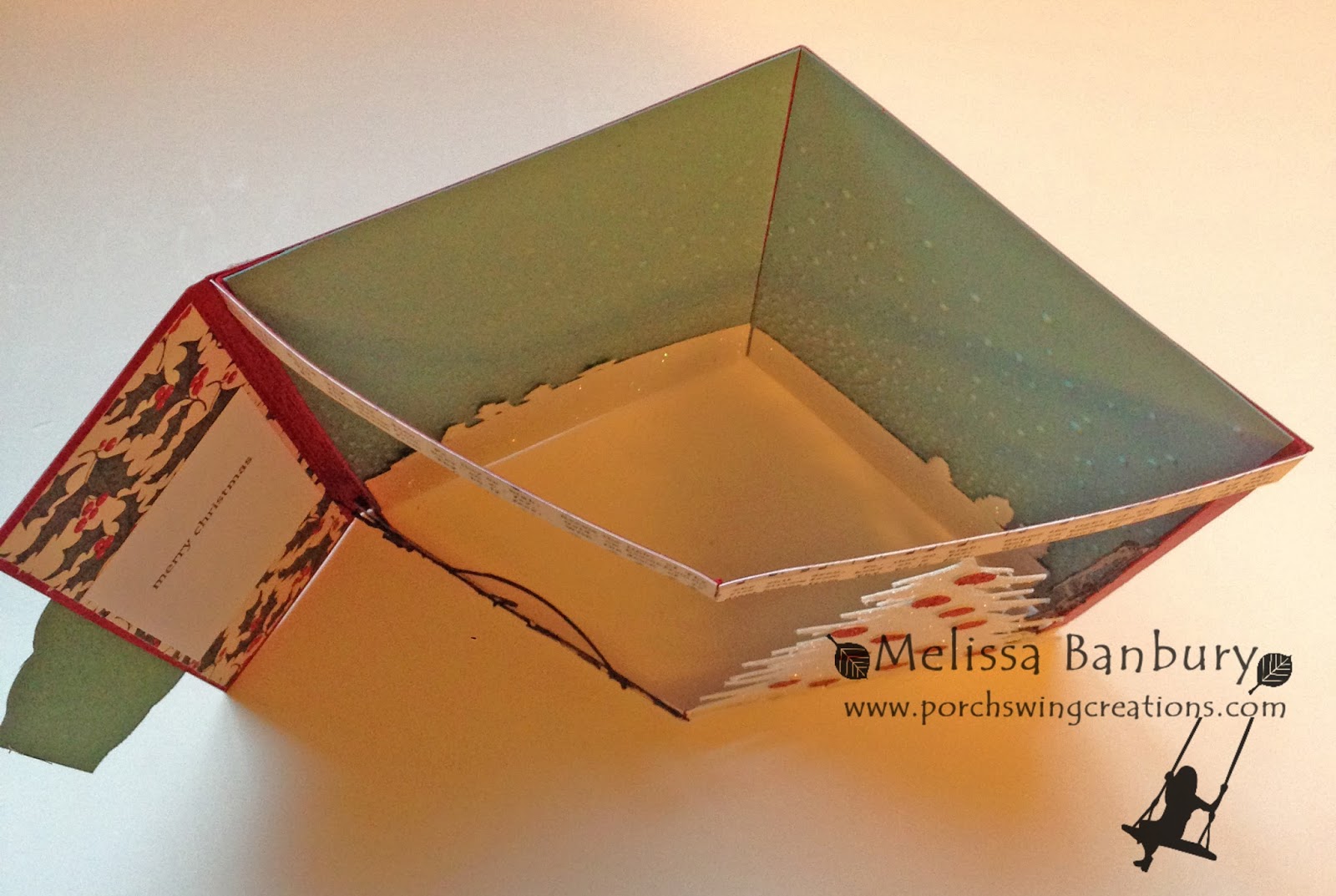 Porch Swing Creations: Sleigh Ride Envelope Card