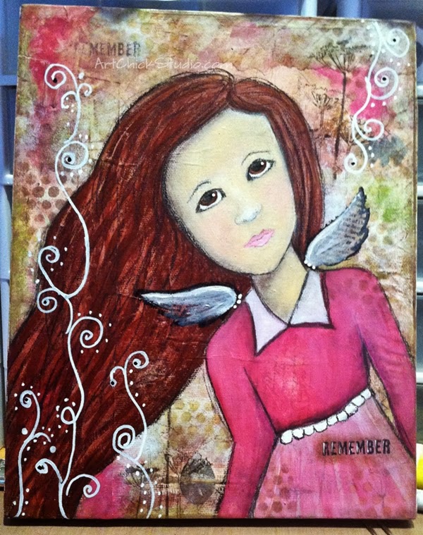 Remember Mixed Media | Art Chick Studio
