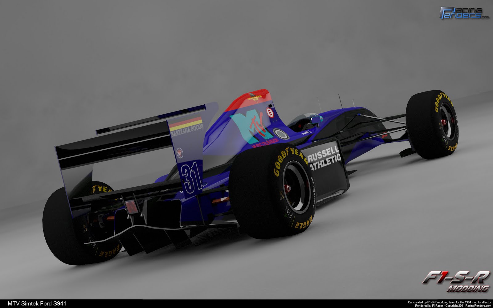 rFactor F1-S-R 1994 LE MTV Simtek Ford S941 Previews