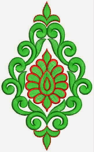 EmbDesignTube: Handmade Patch Designs For Ethnic Dresses