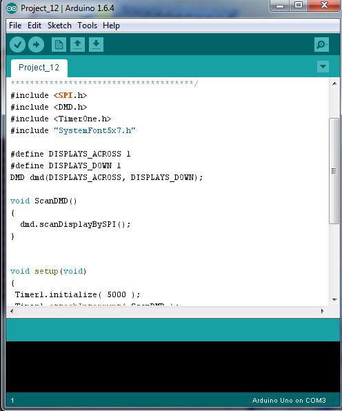 Proyek Arduino ke 13 - Interfacing Arduino dg P10 LED ~ ARDUINO Projek Proyek Arduino ke 13 - Interfacing Arduino dg P10 LED ~ ARDUINO Projek