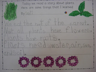 Teaching With Love and Laughter: Cute plant book and a freebie