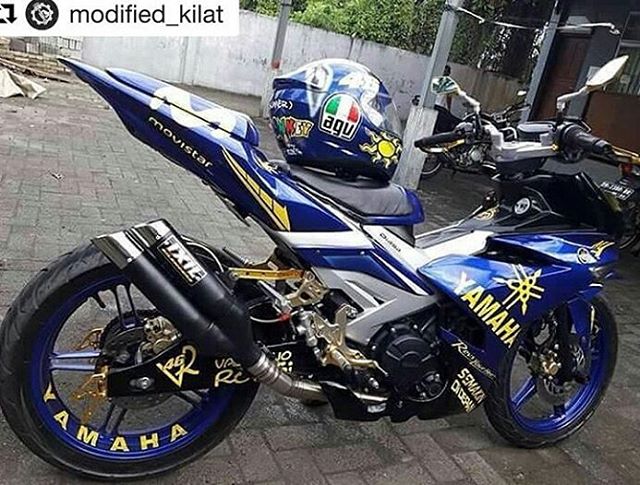 45 Gambar Modifikasi Jupiter MX King 150 Ala Road Race Terbaru
