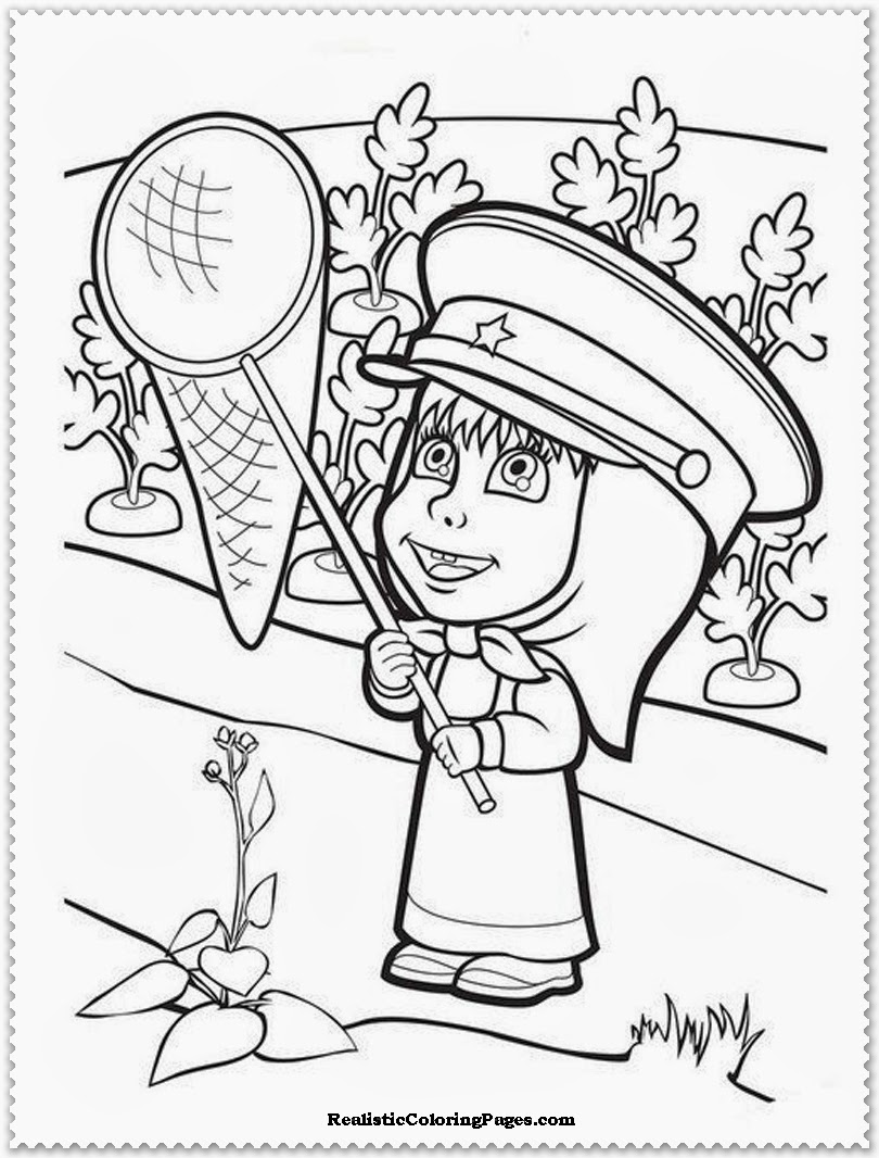 Kea Coloring Book Masha Coloring Pages