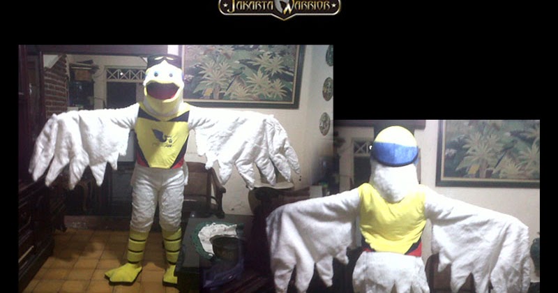 Jakarta Warrior Costume Maker: Pelikan Mascot for JNE