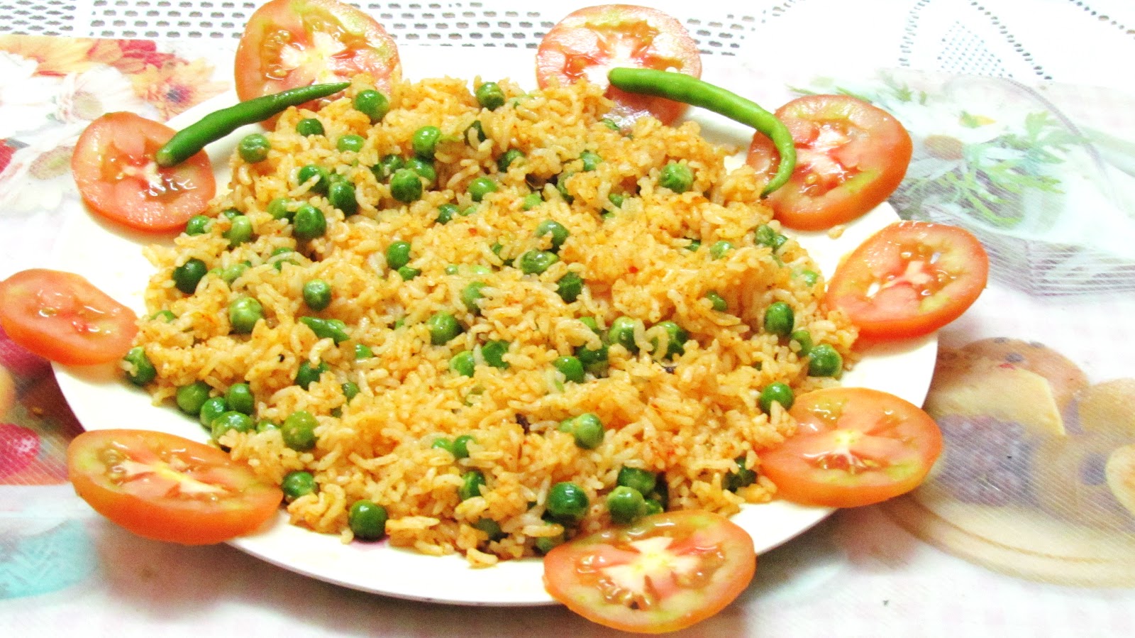 With Love from Mom's Kitchen: Matar Pulav( Rice with Green Peas)