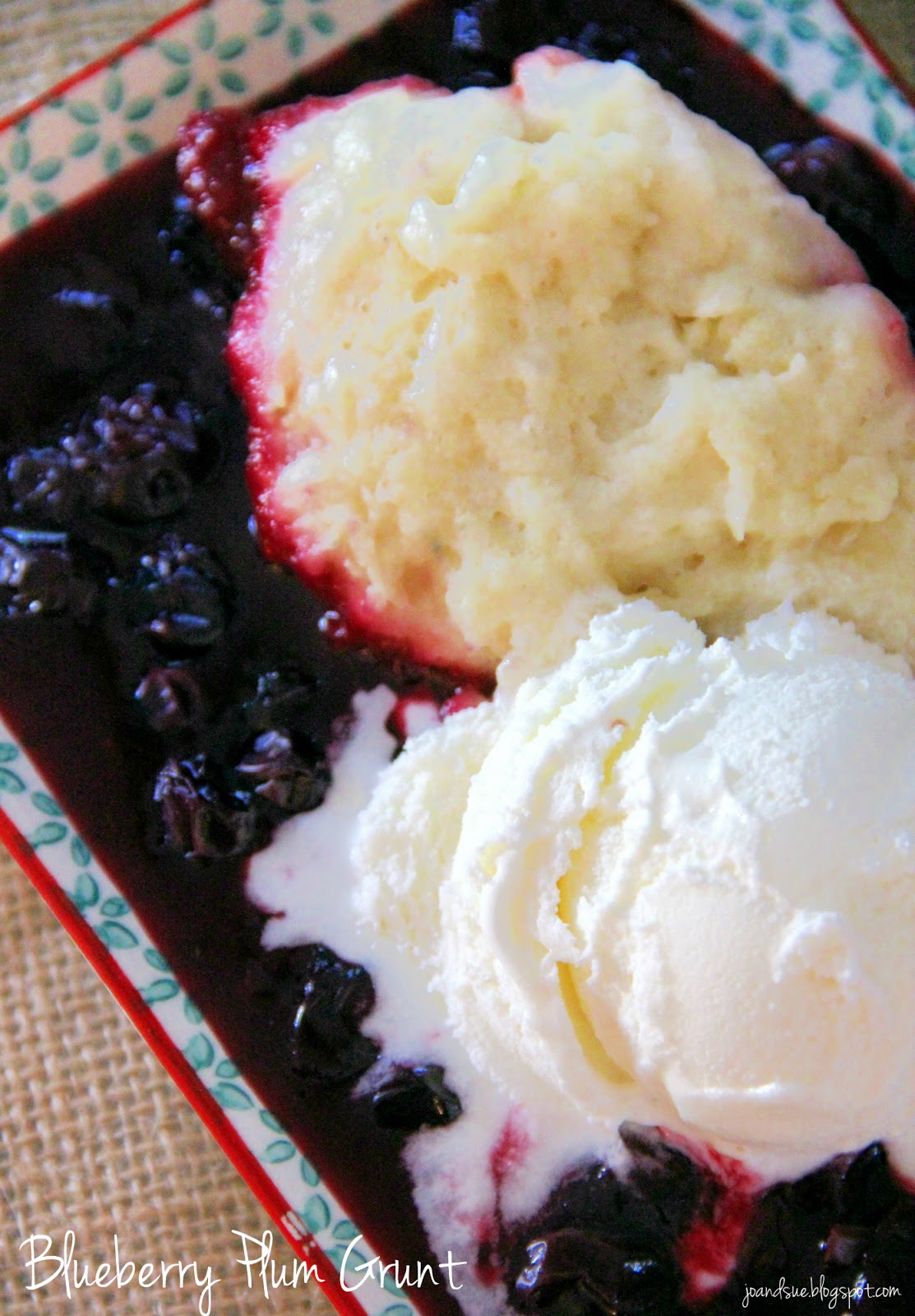 Jo and Sue: Blueberry Plum Grunt