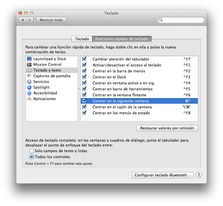 Para Tu Mac El Equivalente A Ctrl Tab En Os X