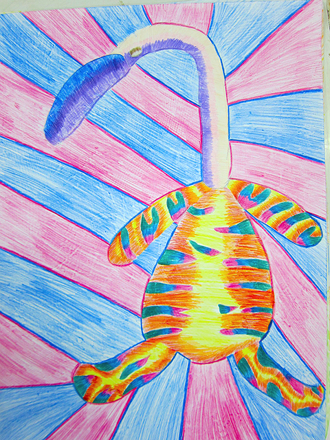 Mr. Bob's Middle & High School Art Room: Grade 8 color pencil drawing