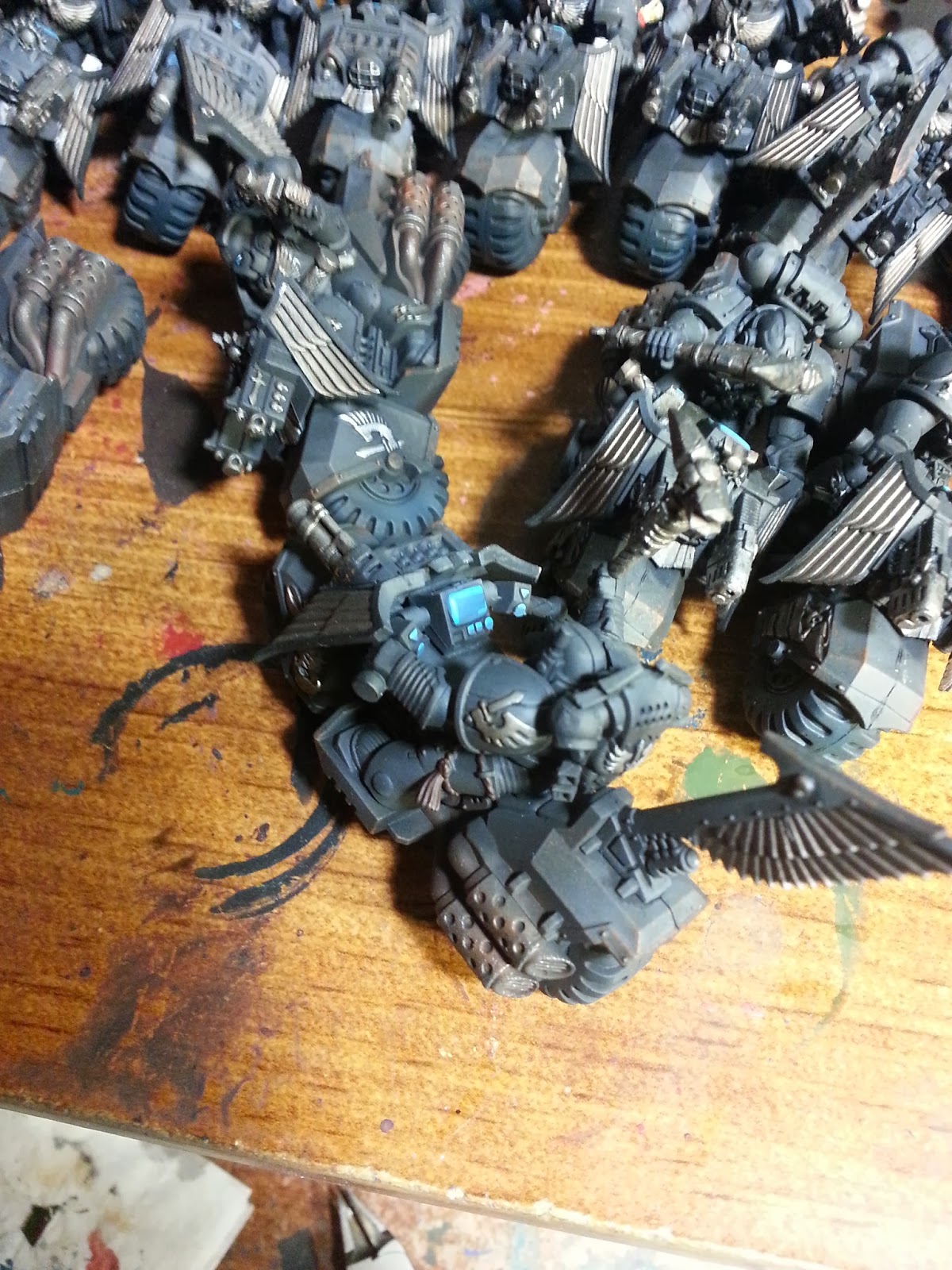 Hellfire Painting: Step by step 1 - Painting a Ravenwing Army Tutorial
