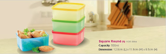 Tupperware Brand Malaysia::Tupperware: Fridge & Freezer :: Square Round