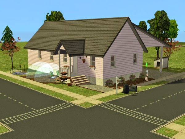 Twoflower's Sims 2 Lots: 55 Woodland Drive Makeover