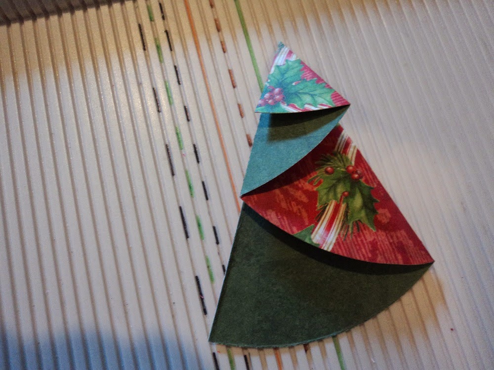 Card Corner by Candee: Folded Tree Christmas Card