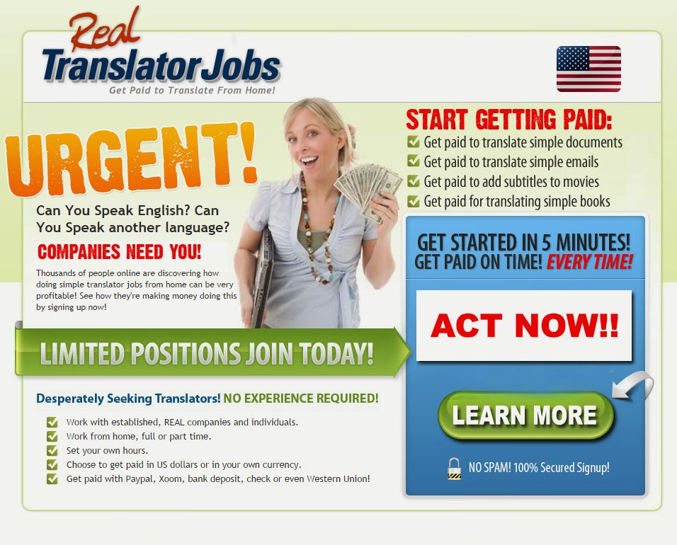 Translator Jobs.. Now Hiring!