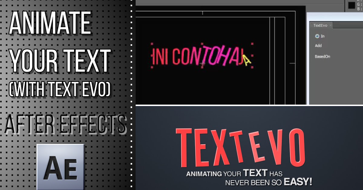 Fan's Tech: Free Text Evo tools ( with tutorial ) For After Effects CS4