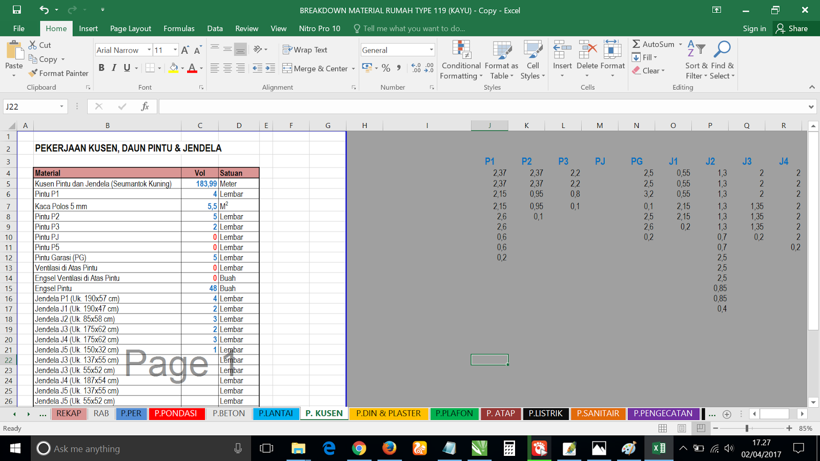 Contoh Rab (Rencana Anggaran Biaya) Lengkap | Jasa Hitung Rab Rumah