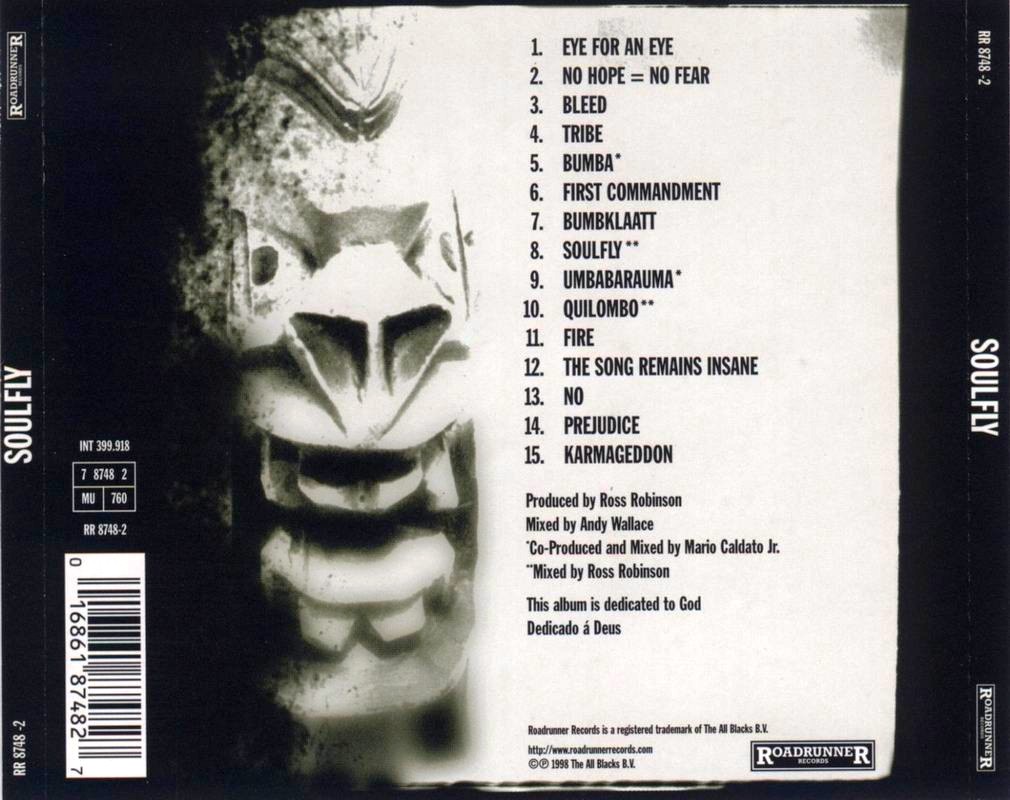 Guardianes del Metal: Soulfly - Soulfly (1998)