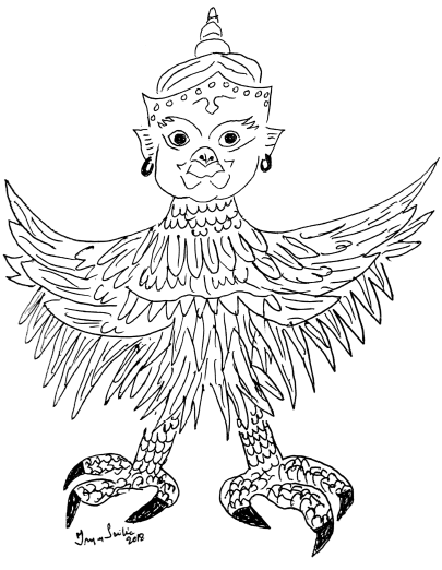 Story of Garuda, the mighty king of birds