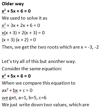 Tricks to Solve Quadratic Equation With Examples