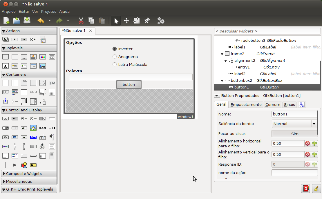 Source Code: Radio Buttons com Glade e PyGObject