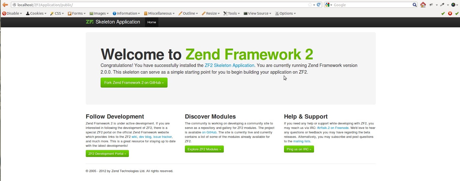 Simpla Note: Zend Framework 2 : Instalation and Make a Module