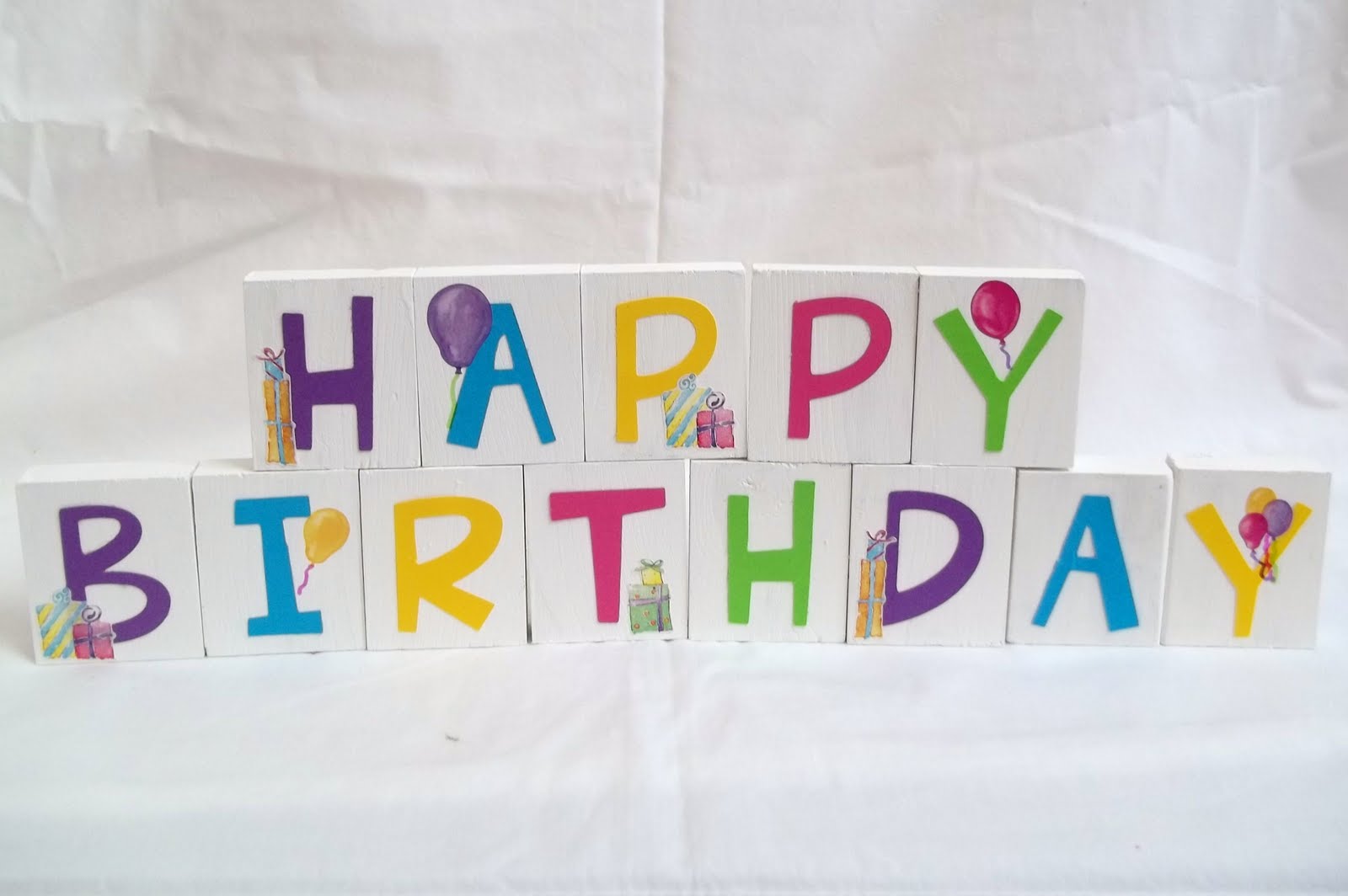 My Creative Holidays: #2 HAPPY BIRTHDAY Blocks