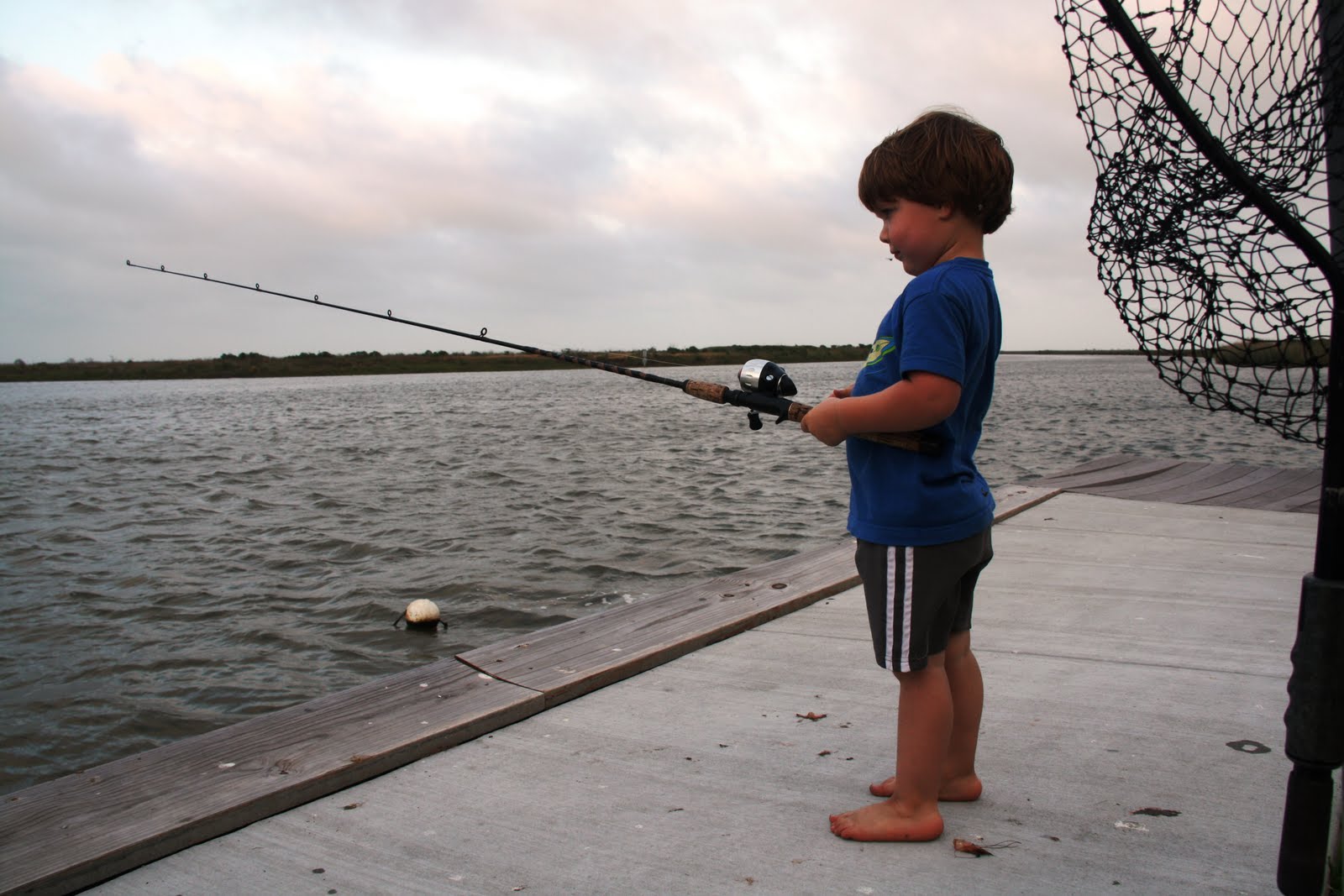 Higgins of 5: James' First Fish!