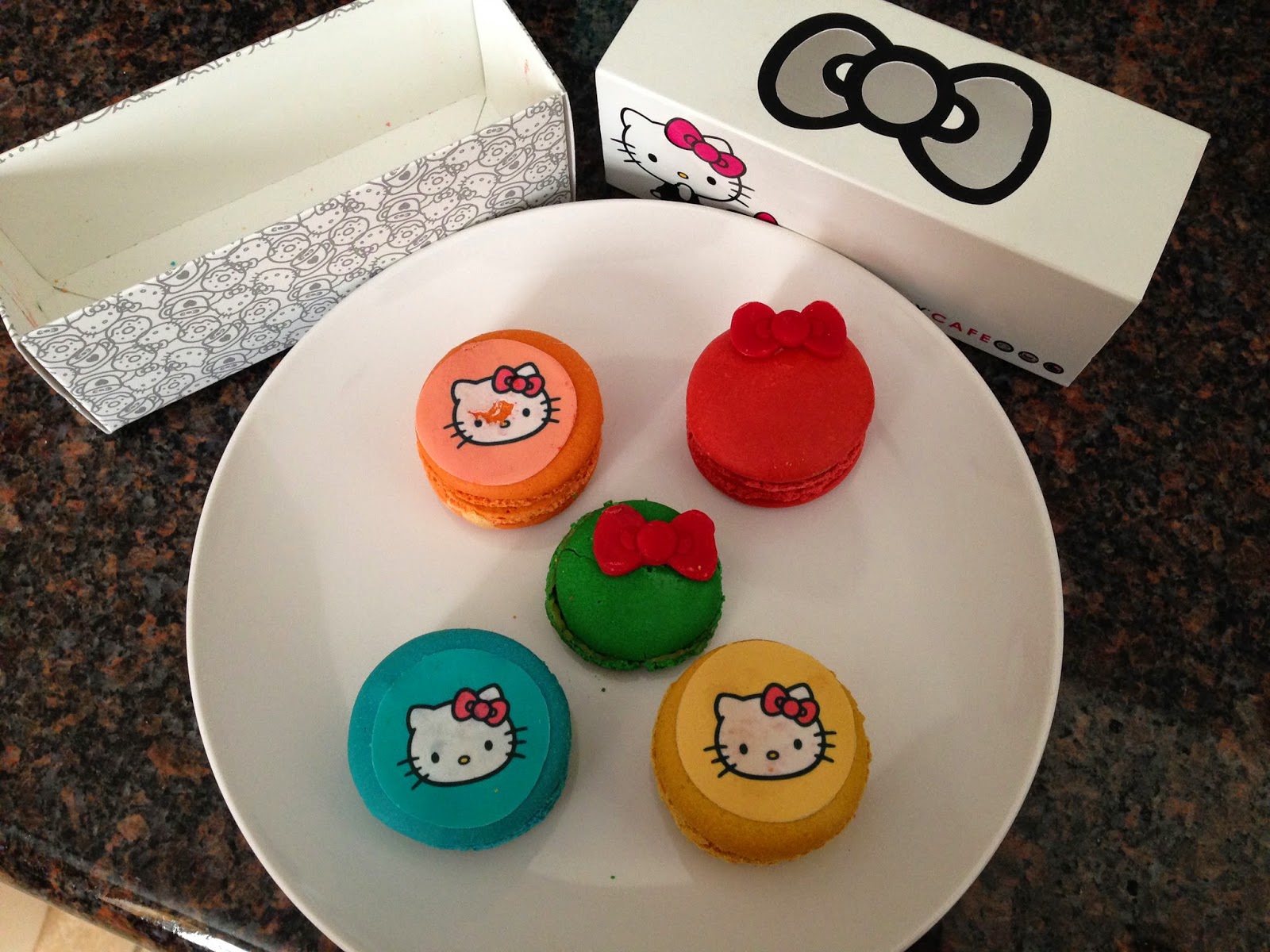 Patty and David Said...: Hello Kitty Cafe - macarons