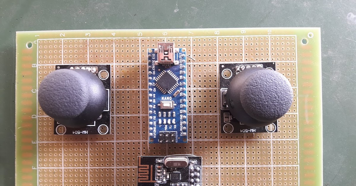 NRF24 based remote with Arduino Nano