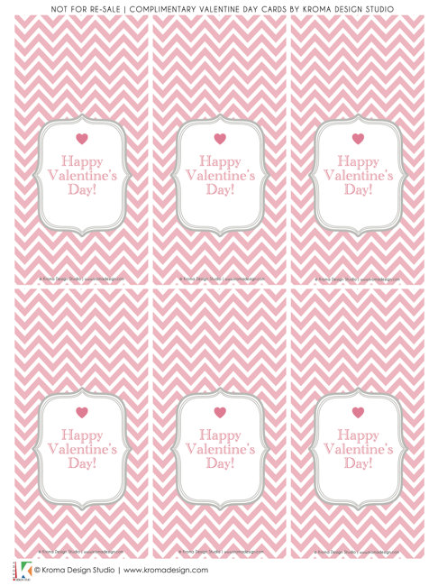 FREE Printable Valentine Day Cards ~ Kroma Design Studio | Today's ...