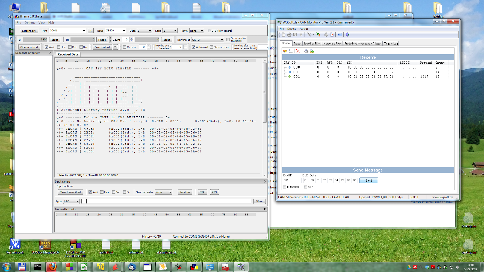 CAN Bus LIN Bus Compartible Board with API like Arduino