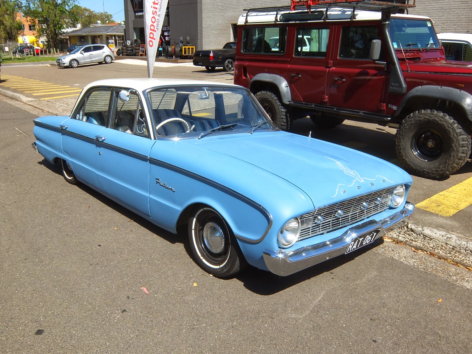 Aussie Old Parked Cars: 1961 Ford XK Falcon Deluxe Fordomatic Sedan