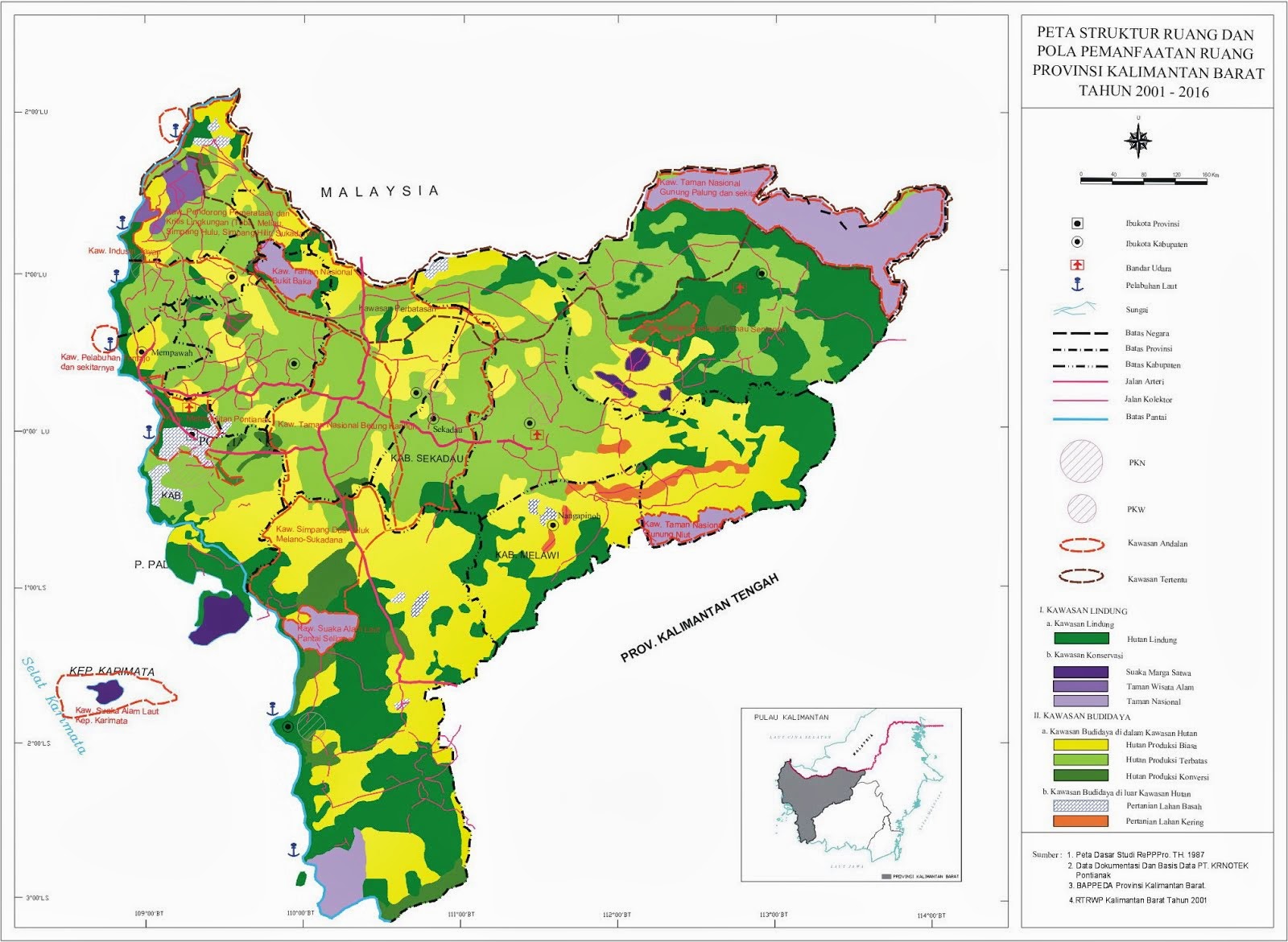 Peta Kota Pontianak ~ WISATA KITA