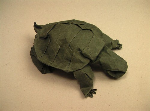 easy origami turtle ~ easy origami paper crafts