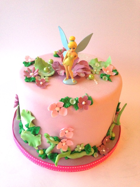 Pretty tinkerbell cake