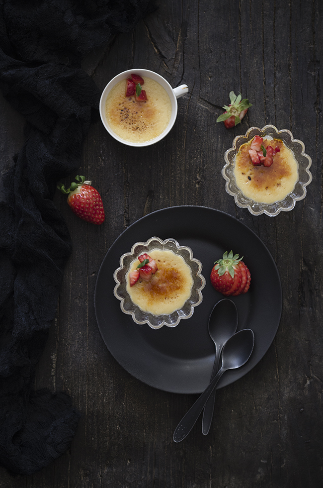 Crema quemada con queso y miel - Mi Gran Diversión