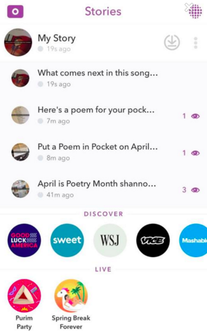 The Library Voice: A Little Snapchat For Poetry Month....And All Year ...