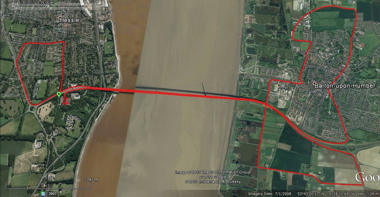 He's Scott to run: Race Review: The Humber Bridge Half Marathon 30th ...