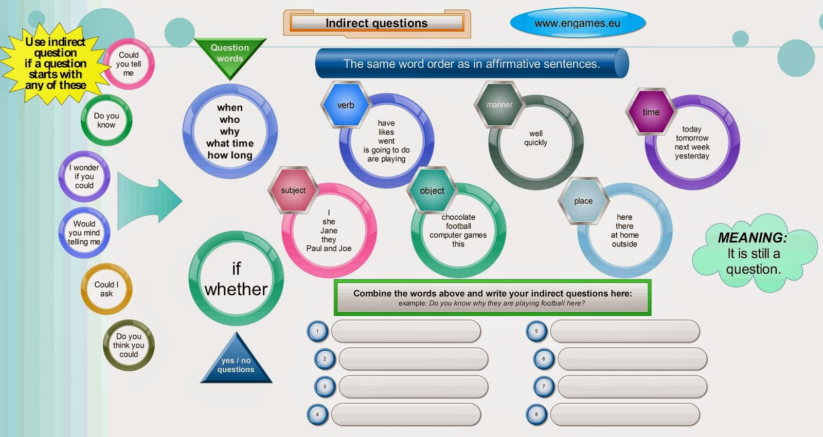 Click on: REPORTED SPEECH BASICS