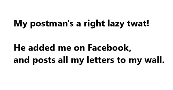 Funny Postman Jokes,One Liners,Quotes With Images