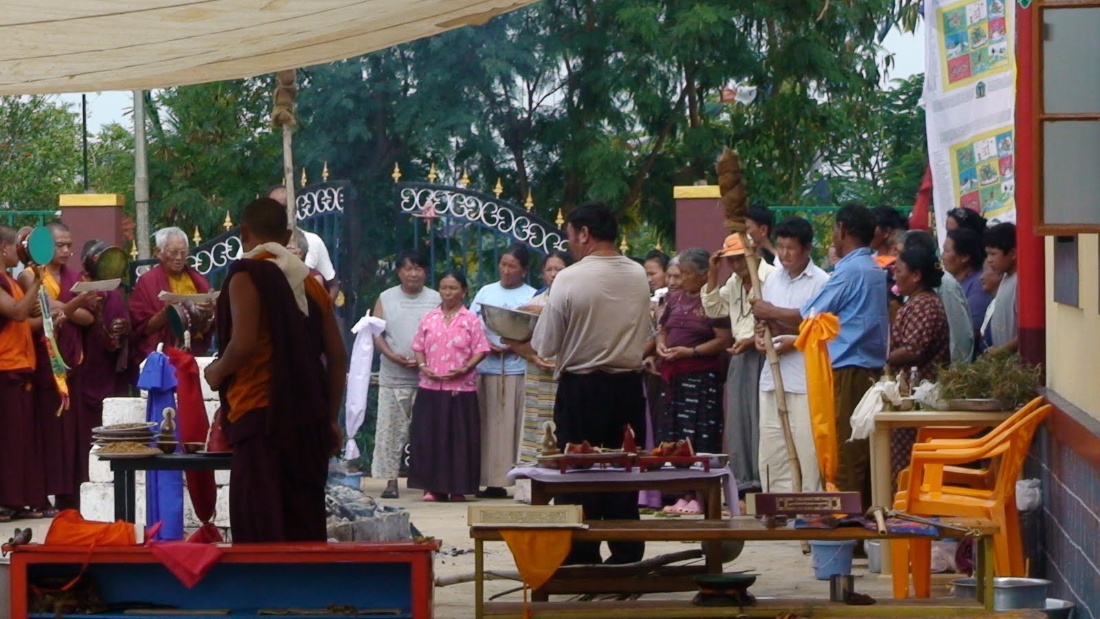 Dhondenling J village: Village Prayer
