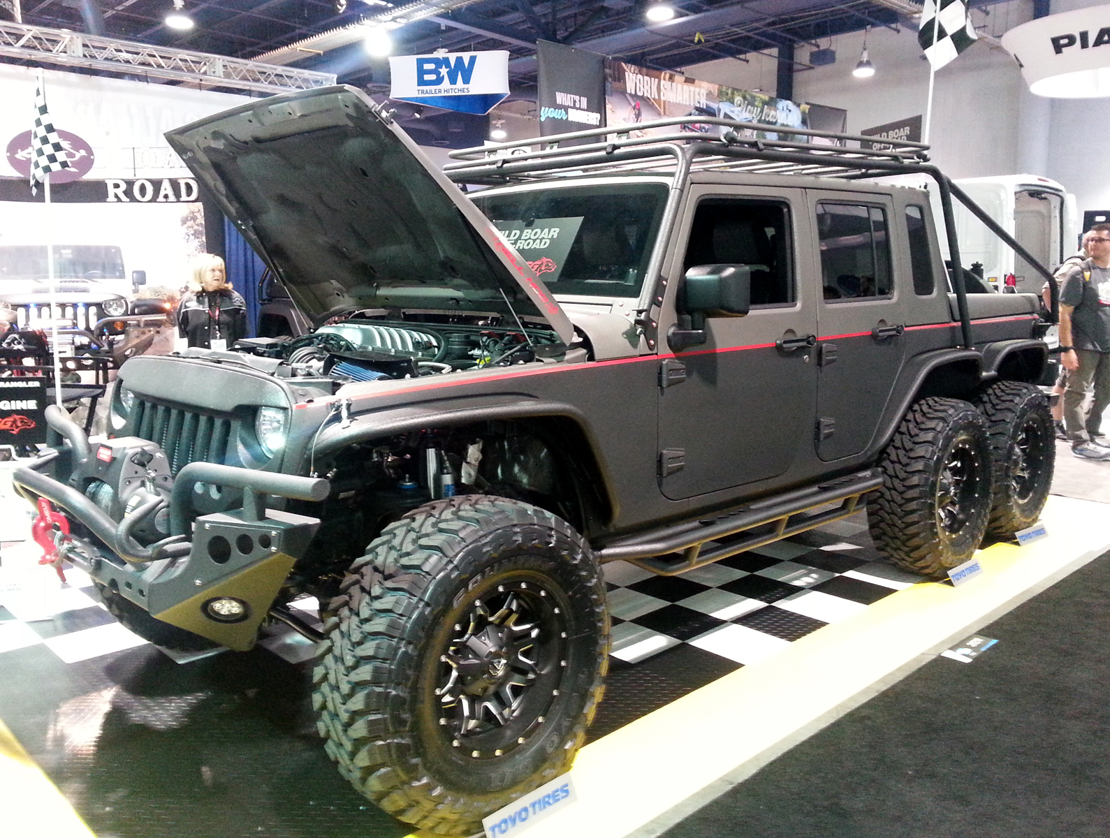 Just A Car Guy: Did you hear about the Hellcat powered 3 axle jeep from ...