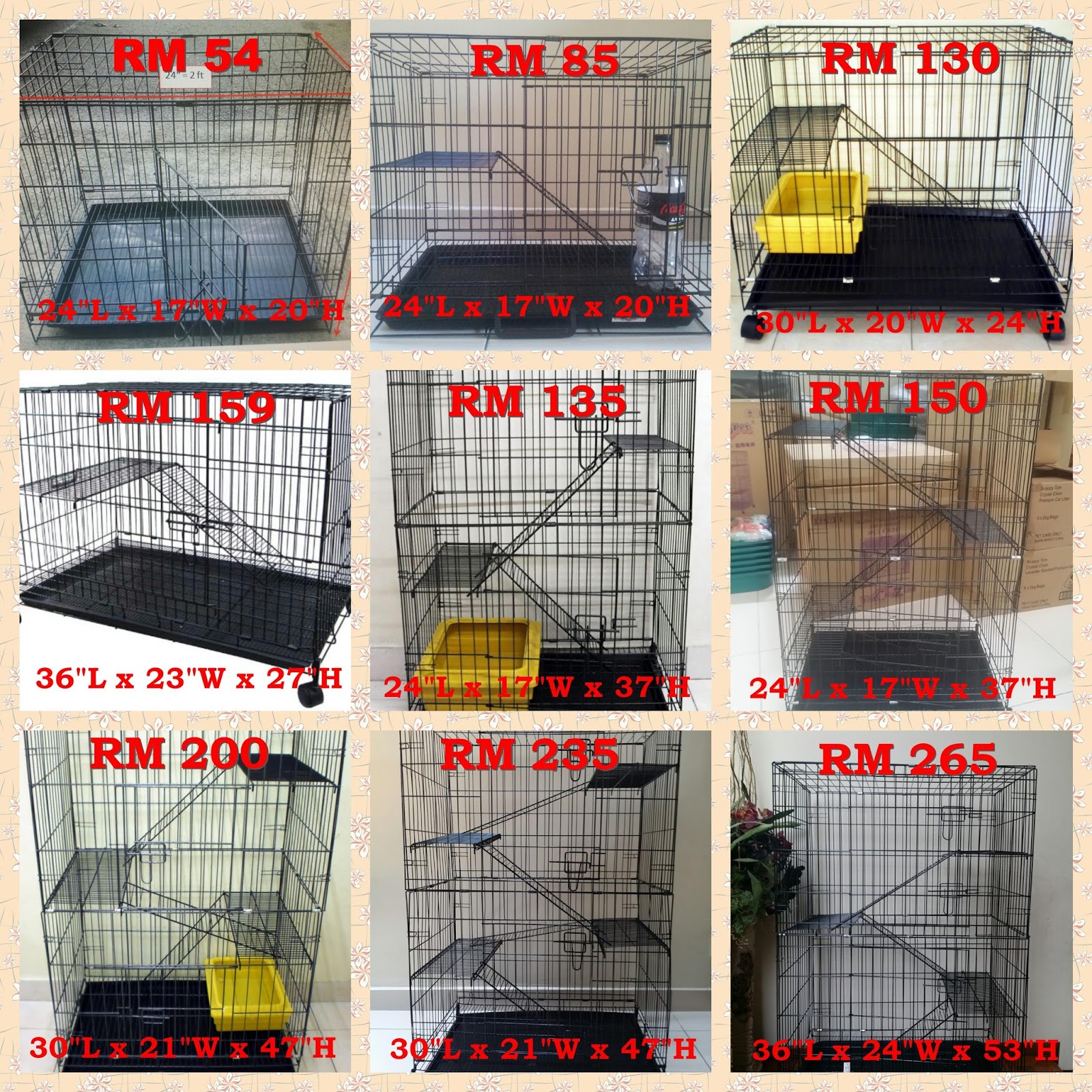 Sangkar Kucing Paling Murah