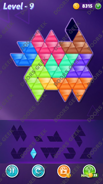 Block! Triangle Puzzle 9 Mania Level 9 Solution ~ Doors Geek