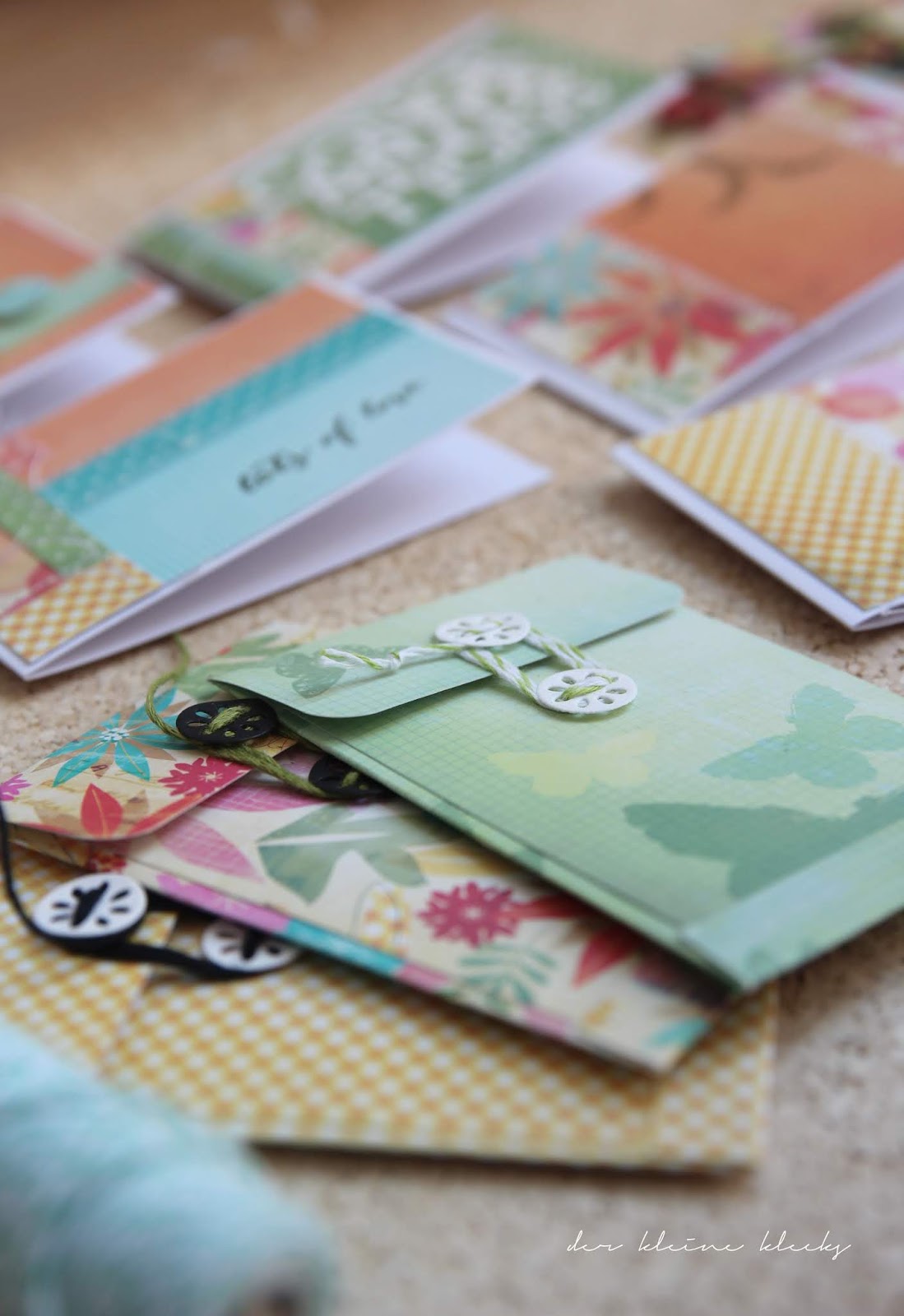 der kleine klecks: Tutorial: Mini String-Tie-Envelopes using 6 x 6 ...