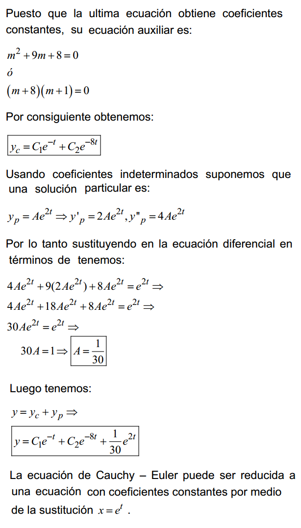 Ecuación Cauchy-Euler - Ejercicios Resueltos « Blog del Profe Alex