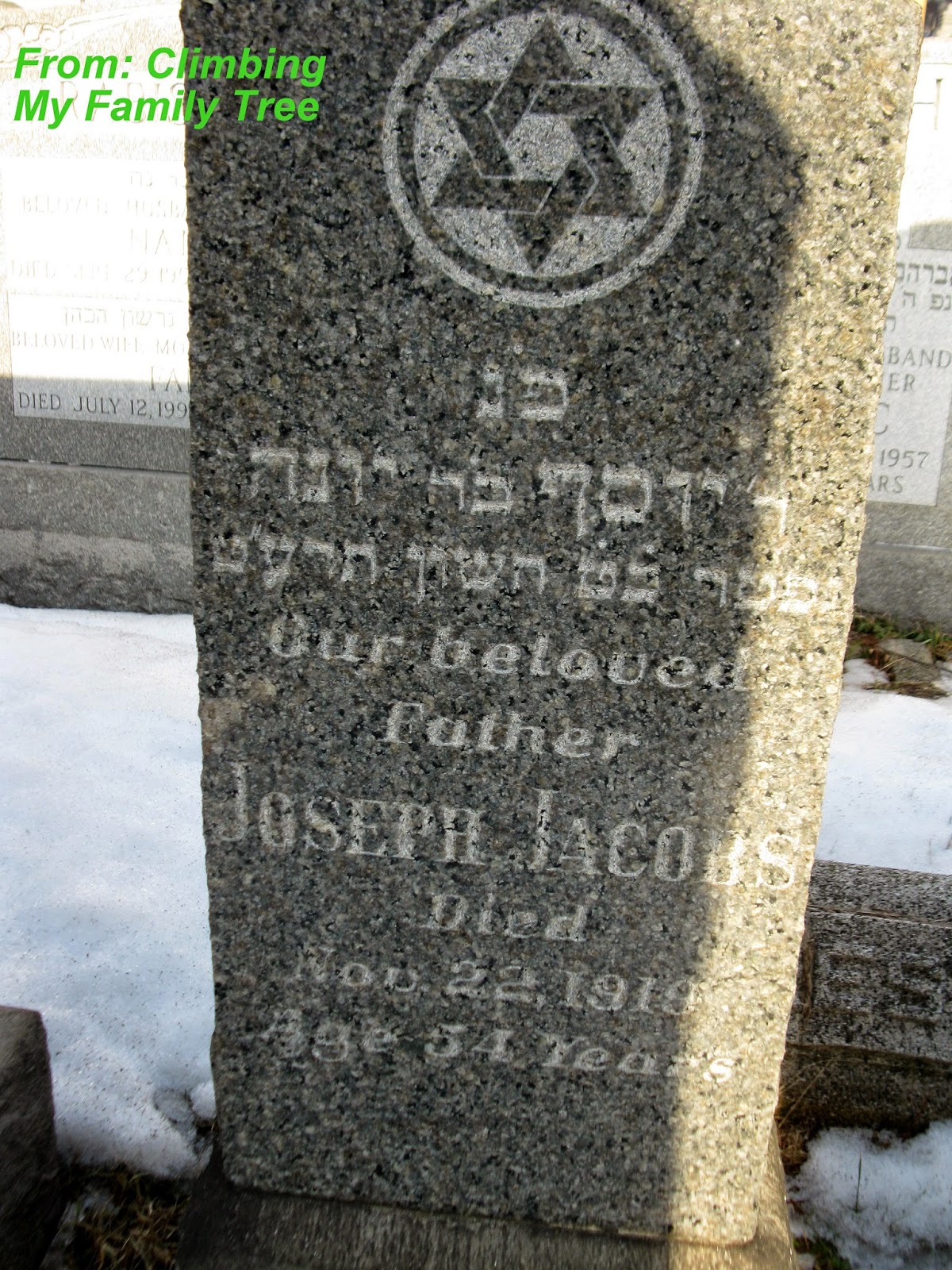 Climbing My Family Tree: Tombstone Tuesday: The Three Death Dates of ...